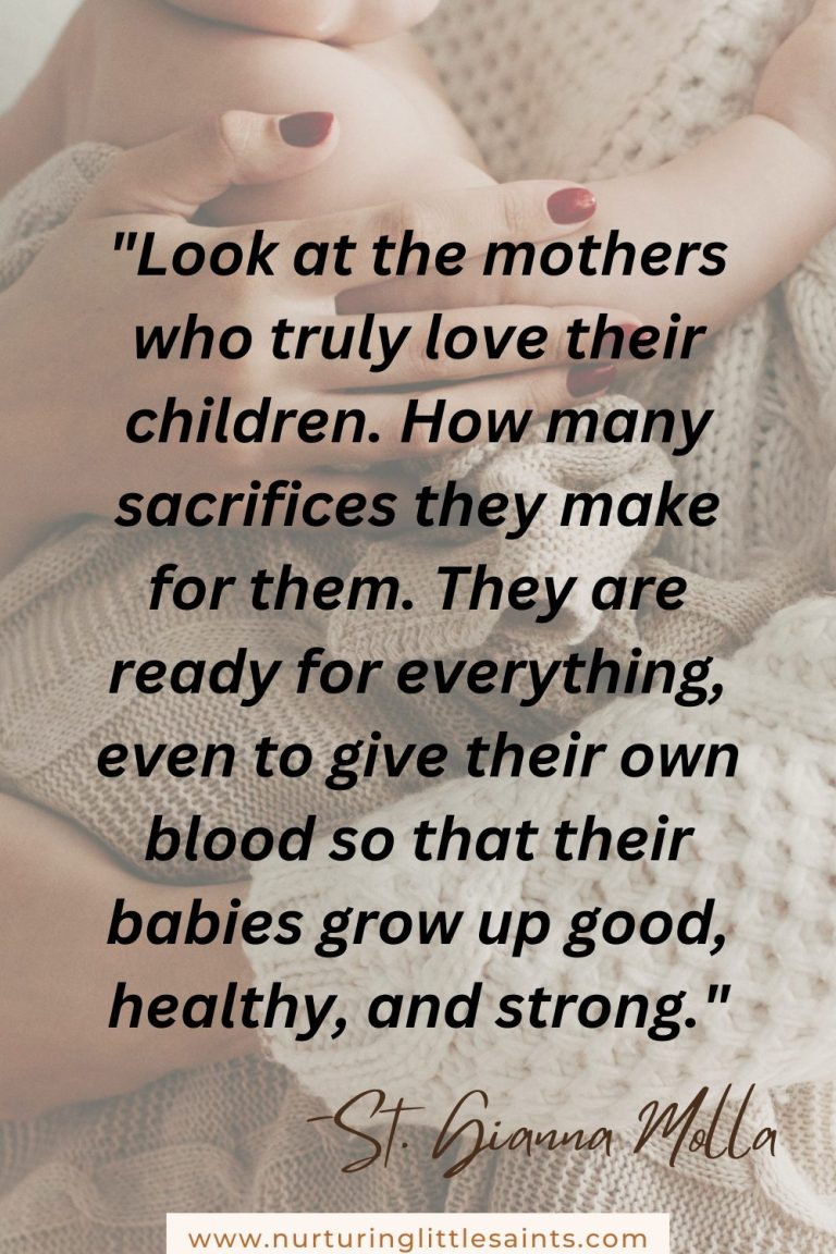 Catholic Motherhood Quotes - Nurturing Little Saints
