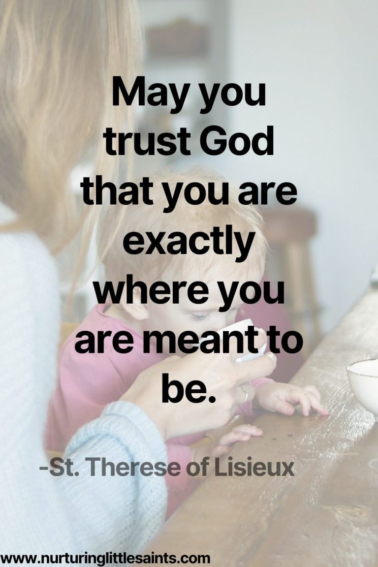 Catholic Motherhood Quotes - Nurturing Little Saints